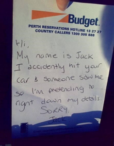 The Most Hilarious Must See Windshield Notes | HorizonTimes
