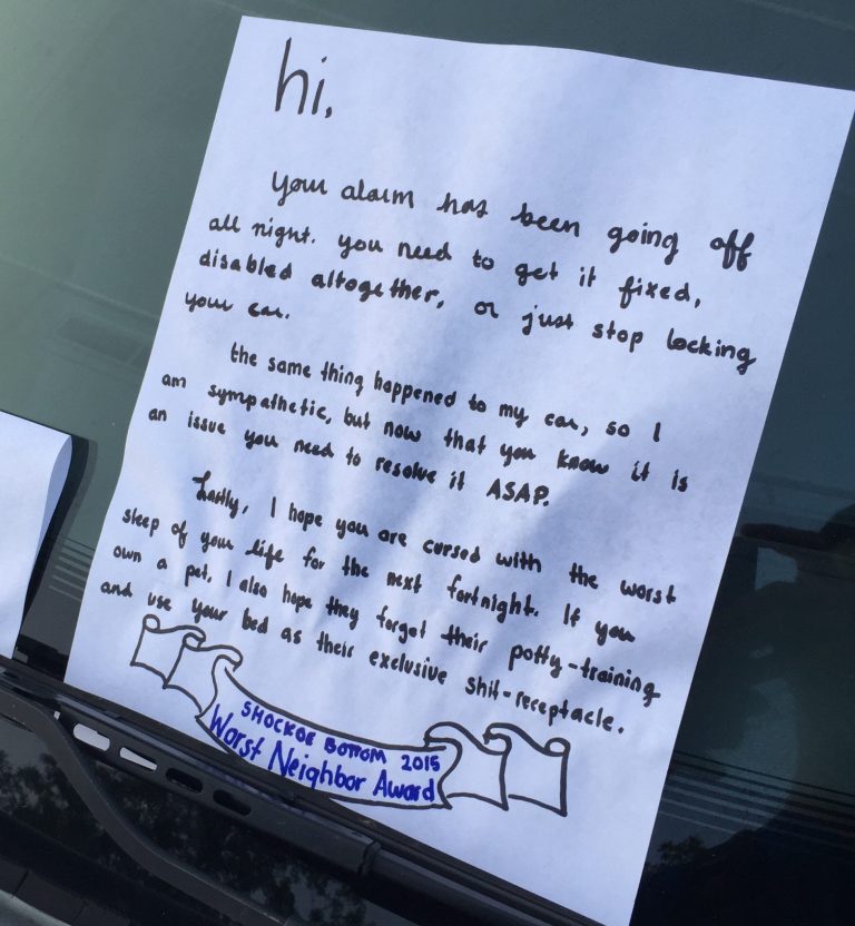 The Most Hilarious Must See Windshield Notes | HorizonTimes