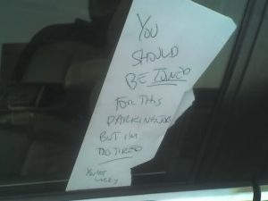 The Most Hilarious Must See Windshield Notes | HorizonTimes