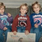 Triplets Take the Same Photo on Their Birthday for 33 Years to See How ...